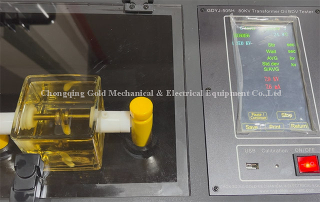 Colorful Touch Screen ASTM D1816 Transformer Oil Breakdown Voltage ...